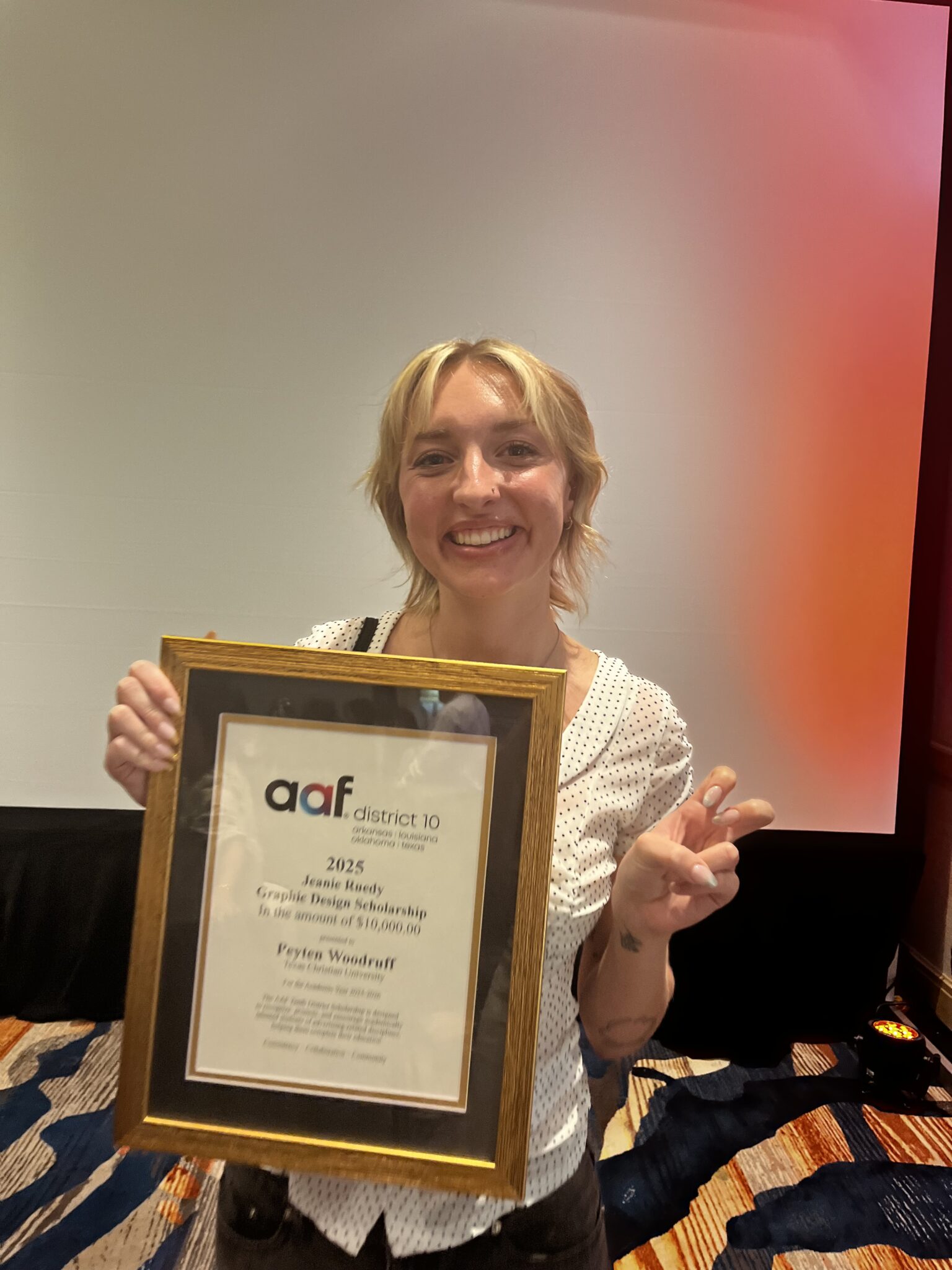 College of Fine Arts | Peyten Woodruff ’26 Finds Her Stride in Design ...